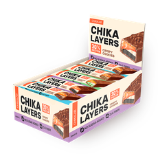 Батончик протеиновый Chikalab Chika Layers ассорти без сахара 20 шт., 1 ...