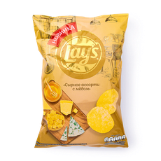 Чипсы Lay's Сырное ассорти с мёдом, 90 г — купить с доставкой из Яндекс ...