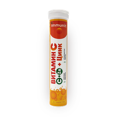 Витамин C и цинк Immunit, 20 шт. — купить с доставкой из Яндекс Лавки
