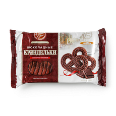 Печенье Крендельки шоколадные «Хлебный спас» с сахарной обсыпкой, 320 г ...