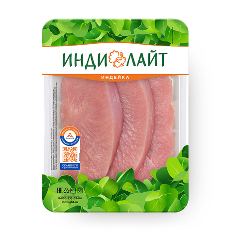 Стейк из грудки индейки «Индилайт», 525 г — купить с доставкой из ...