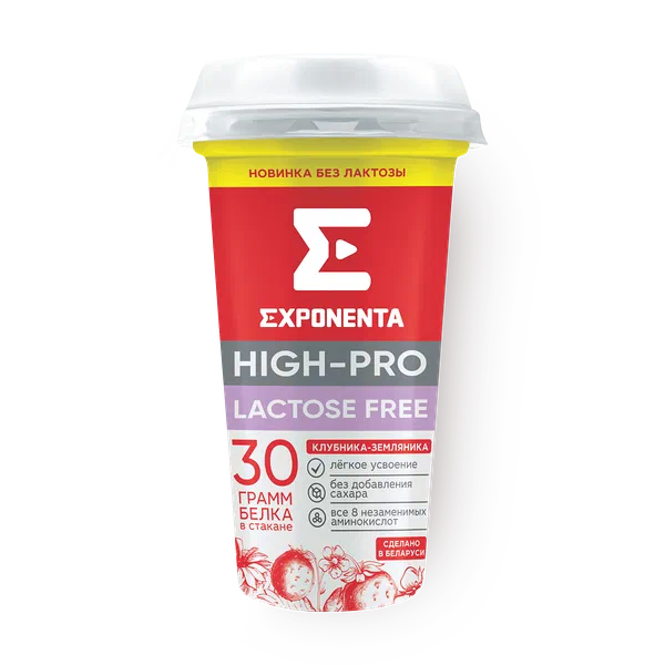 Напиток кисломолочный Exponenta High-Pro черника-земляника, 250 г ...