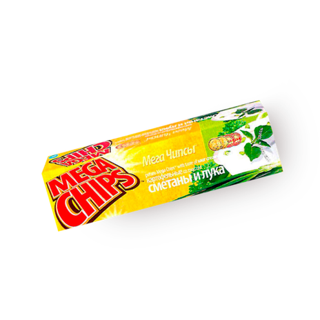 Чипсы MegaChips сметана и лук, 100 г — купить с доставкой из Яндекс Лавки
