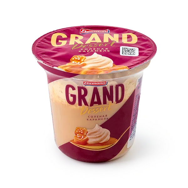 Пудинг Grand Dessert Ehrmann шоколад 5,2%, 200 г — купить с доставкой ...