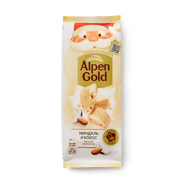 Шоколад молочный Alpen Gold Oreo с начинкой со вкусом ванили и ...