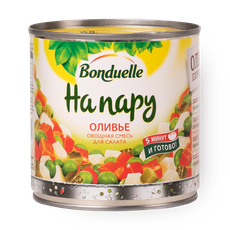 Овощная смесь Bonduelle Оливье на пару для салата 310 г — купить с ...