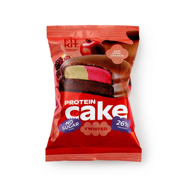 Десерт протеиновый глазированный Fit Kit Protein Cake тропический кокос ...