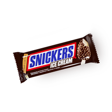 Мороженое молочное Snickers с карамелью и арахисом в глазури эскимо, 65 ...
