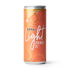 Напиток винный безалкогольный Abrau Light Zero Rose газированный, 250 ...