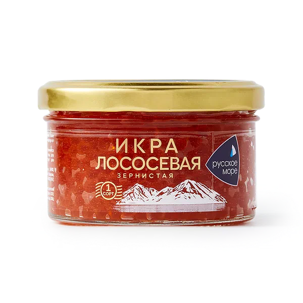 Икра осетровая Сибирский осётр «Русское море» зернистая — купить с ...