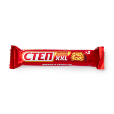Батончик шоколадный Степ XXL «Славянка» с арахисом и карамелью, 70 г ...