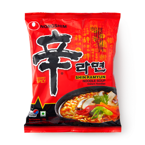Лапша быстрого приготовления Nongshim Шин Рамен, 120 г — купить с ...