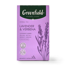Чай травяной Lavender&Verbena Greenfield в пирамидках, 20 шт. — купить ...