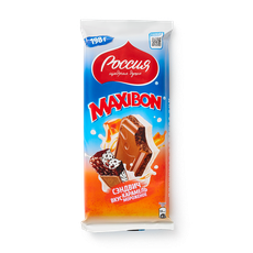 Шоколад-сэндвич молочный и белый «Россия - щедрая душа!» Maxibon ...