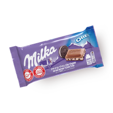 Milka Oreo chocolate bar, 100 g — buy with delivery from Yango Deli