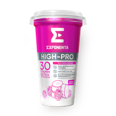 Напиток кисломолочный Exponenta High-Pro малина-банан без добавления ...