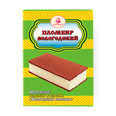 Мороженое ванильное «Вологодский пломбир» в вафлях, 90 г — купить с ...