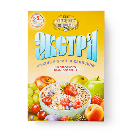Хлопья овсяные Экстра «Клинские», 500 г — купить с доставкой из Яндекс ...