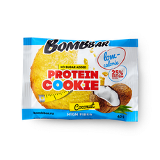 Печенье протеиновое Bombbar кокос, 40 г — купить с доставкой из Яндекс Лавки