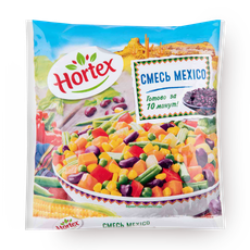 Смесь овощная Mexico Hortex замороженная, 400 г — купить с доставкой из Яндекс Лавки