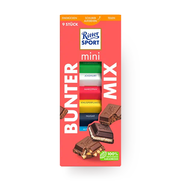 Шоколад Ritter Sport Mini Tower Extra Nut, 116 г — купить с доставкой ...