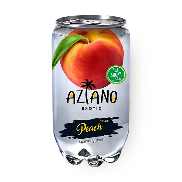 Напиток газированный без сахара Aziano Apple, 350 мл — купить с ...