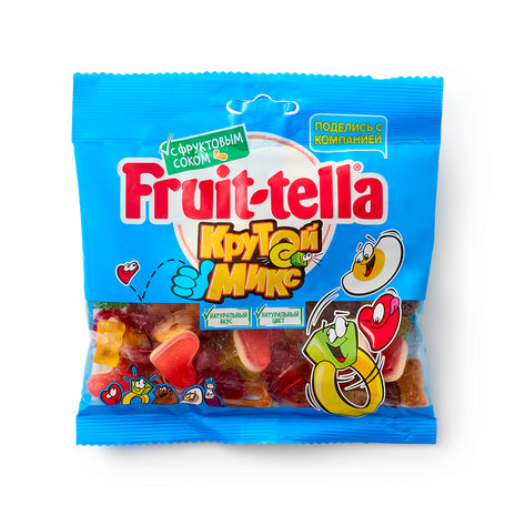 Мармелад жевательный Крутой Микс Fruit-tella, 150 г — купить с доставкой из Яндекс Лавки