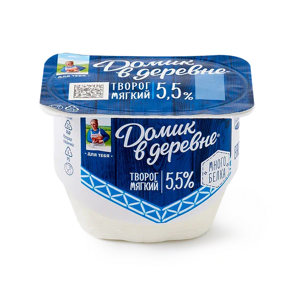 Творог мягкий 5% «Простоквашино» — купить с доставкой из Яндекс Лавки