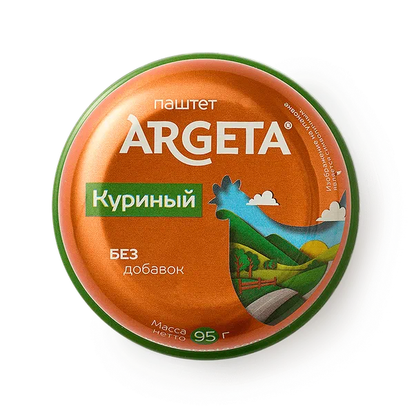 Паштет из куриной печени Argeta , 95 г — купить с доставкой из Яндекс Лавки