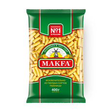 Макароны Рожки Makfa, 400 г — купить с доставкой из Яндекс Лавки