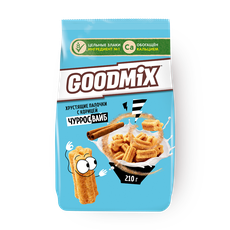 Палочки хрустящие ЧурросВайб Goodmix с корицей, 210 г — купить с ...