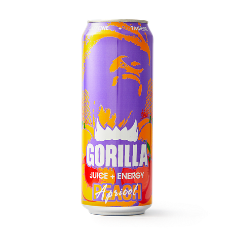 Энергетический напиток Gorilla персик-абрикос , 450 мл — купить с ...