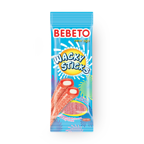 Мармелад жевательный Wacky Sticks Bebeto, 75 г — купить с доставкой из ...