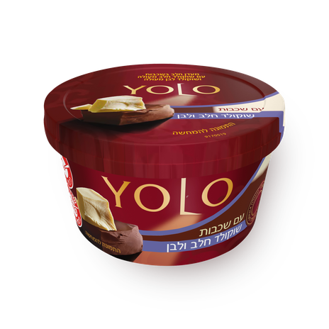 Yolo Frosting milk and white chocolate layers pudding 7.8%, 120 g — buy ...