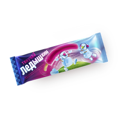 Мороженое Тянучка «Ледышкин» тутти-фрутти с клубничным пюре, 60 г ...
