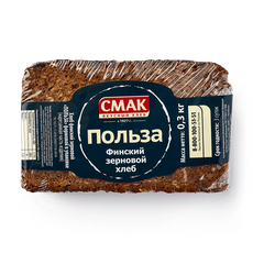 Хлеб зерновой Финский Польза «Смак», 300 г — купить с доставкой из ...