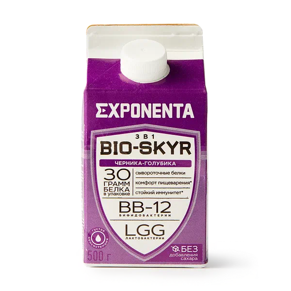 Напиток кисломолочный Exponenta Bio-Skyr 3 в 1 страчателла-пломбир без ...