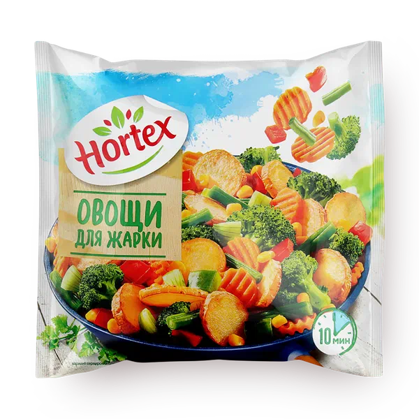 Овощи по-деревенски Hortex замороженные 400 г — купить по цене 89 ₽ с ...