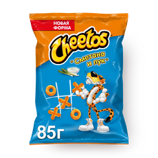 Снеки кукурузные Cheetos сметана и лук, 85 г — купить с доставкой из ...