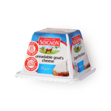 Soignon breadable goat's plain cheese, 140 g — buy with delivery from ...