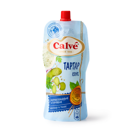 Соус Тартар Calve с маринованными огурцами, 230 г — купить с доставкой ...