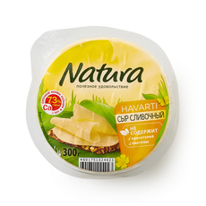 Сыр сливочный Natura 45%, 300 г — купить с доставкой из Яндекс Лавки