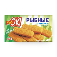 Рыбные палочки Рыбок VICI — купить с доставкой из Яндекс Лавки