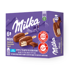 Mini Milka Vanilla Ice Cream pack, 222 g — buy with delivery from Yango ...