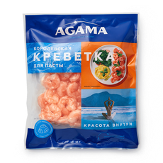 Креветки королевские 50/70 Agama очищенные для пасты варёно-мороженые ...