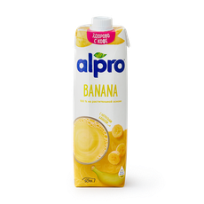 Напиток соевый Alpro Banana банановый 0,9%, 1 л — купить с доставкой из ...