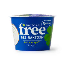 Йогурт безлактозный Viola Free натуральный без сахара 3,4%, 180 г ...