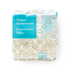 Творог обезжиренный «Ирбитский», 350 г — купить с доставкой из Яндекс Лавки