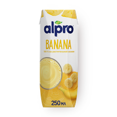 Напиток соевый Alpro Banana банановый 1,8%, 250 мл — купить с доставкой ...