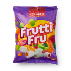Конфеты жевательные Frutti Fru Krember с фруктовой начинкой, 500 г ...
